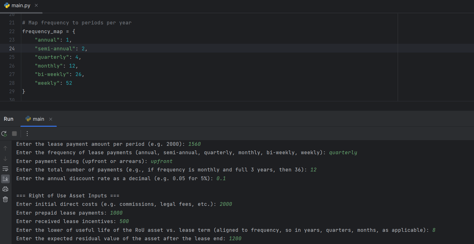 IFRS 16 Lease Liability and RoU Asset Schedules - The CPA Oasis